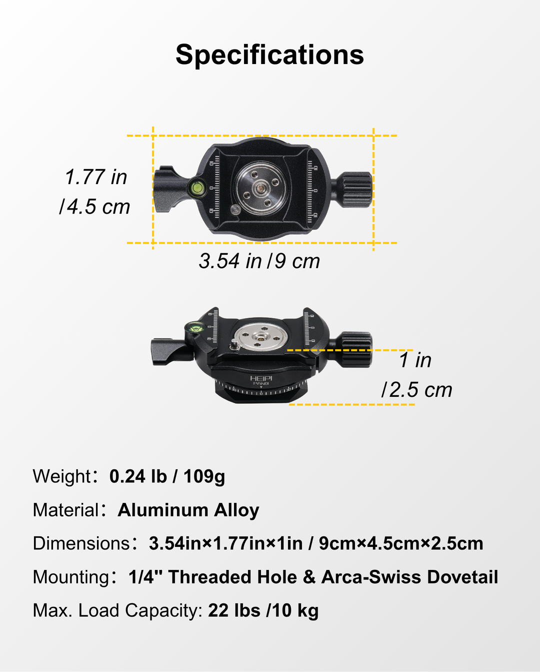 HEIPI Panoramic Panning Base PAN01